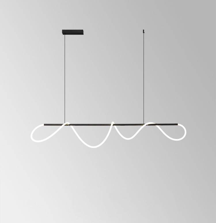 Waveform LED Chandelier - Modern Elegance | ModefinityWaveform LED ...