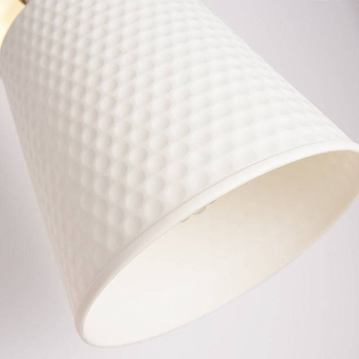 White Ceramic Wall Light - 211ST | ModefinityBrass Ceramic Wall Sconce