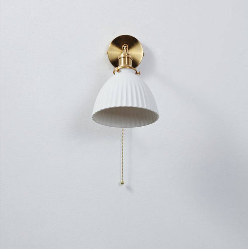 White Ceramic Wall Light - 221ST