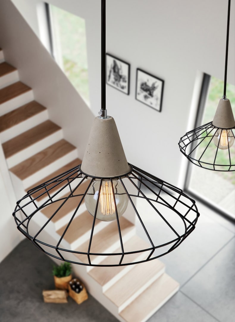 Modern Cement Pendant Light
